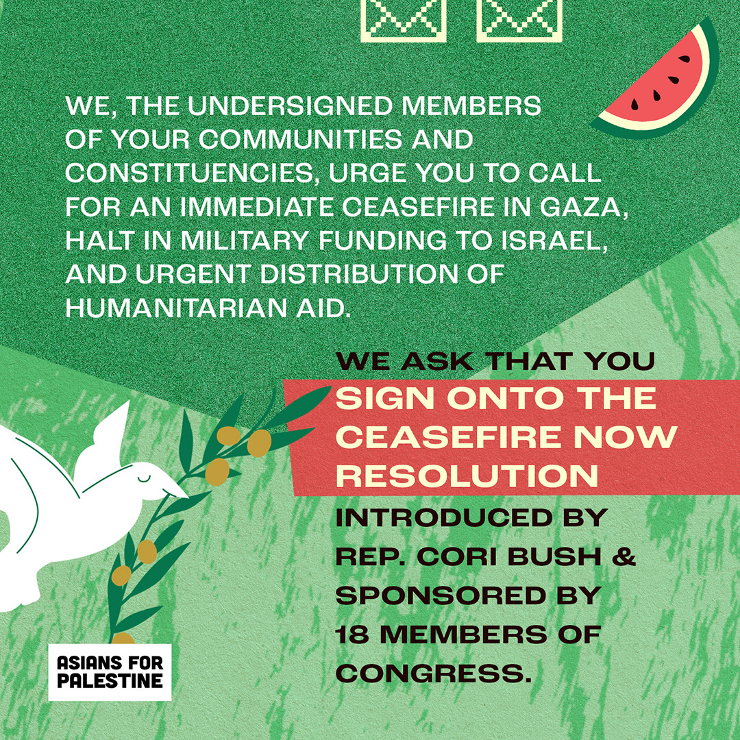 Sign the Asians for Ceasefire Letter! – 18MR